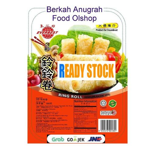 Jual Everbest Vegetarian Soya Ring Roll - Kembang Tahu Gulung 180gram ...