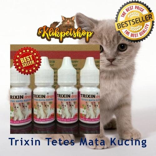 Jual Obat Mata Kucing TRIXIN Atasi Iritasi Belekan Dan Hidung Meler ...