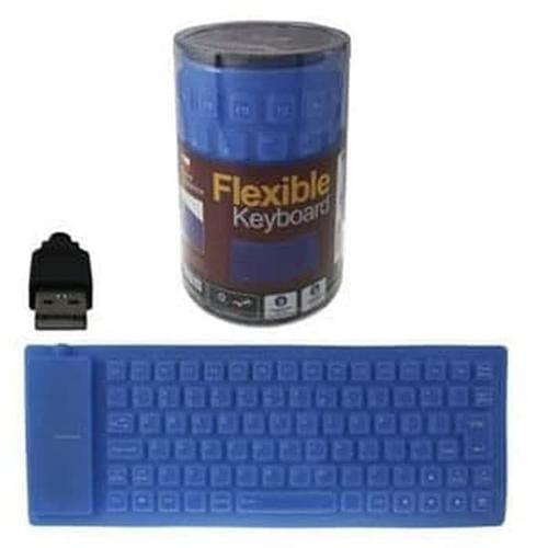 Jual KEYBOARD MINI FLEKSIBEL USB / KEYBOARD LIPAT GULUNG UNIVERSAL ...