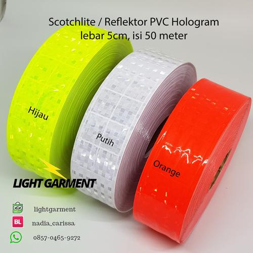 Jual Pita Scotlight Scotlite PVC 5 cm isi 50 meter - Orange - Jakarta ...