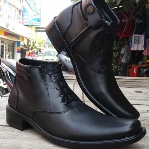 Jual PROMO ORIGINAL SEPATU PANTOFEL PDH PDU PDL PRIA bahan dasar kulit ...