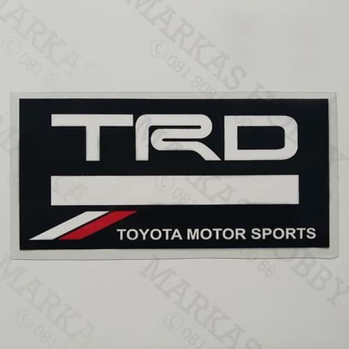 Jual Stiker Toyota TRD Barcode Tempel Dalam - Kab. Bandung - Markas ...