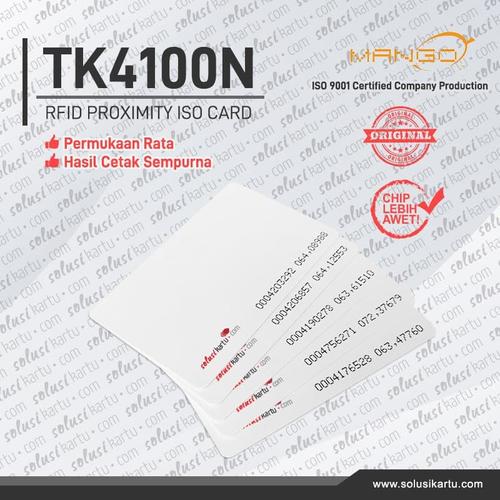 Jual Kartu RFID Proximity 125KHz TK4100 Printed ID Number Mango RFID ...