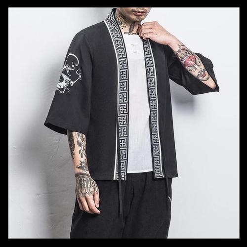 Jual cardigan kimono jacket embroidery / jaket trench cloak coat sulam ...