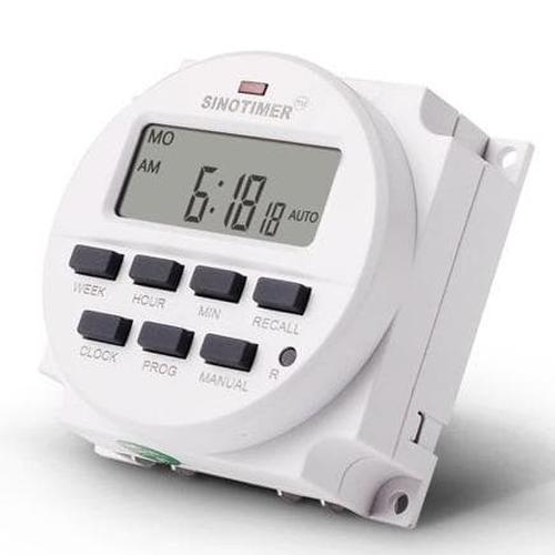 Jual SINOTIMER PROGRAMMABLE TIMER SWITCH RELAY COUNTDOWN TIME 220V AC ...