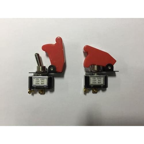 Jual Switch Toggle atau Saklar model pesawat RED And BLACK - Merah ...