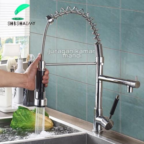 Jual kran dapur pantry panas dingin /kran mixer kitchen sink/keran cuci ...