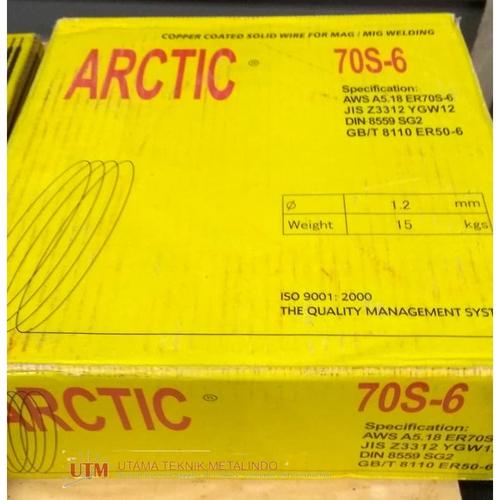 Jual Kawat Las ARTIC 70S-6 Diameter 1,2mm - AWS ER 70S6 (GMAW) MIG WIRE CO2 - Jakarta Pusat ...