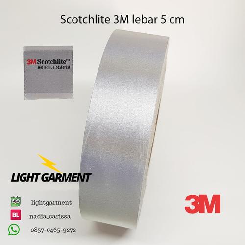 Jual Scotlite / Reflective / Scotchlite tape 8906 original 3M lebar 5cm - Jakarta Pusat - Light ...
