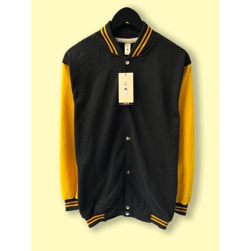 Jual Jaket Baseball Varsity Polos CAMOE PREMIUM & Original - Hitam ...