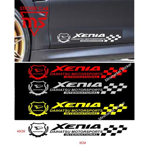 Jual STIKER XENIA STICKER MOBIL DAIHATSU XENIA CUTTING STICKER - Putih ...