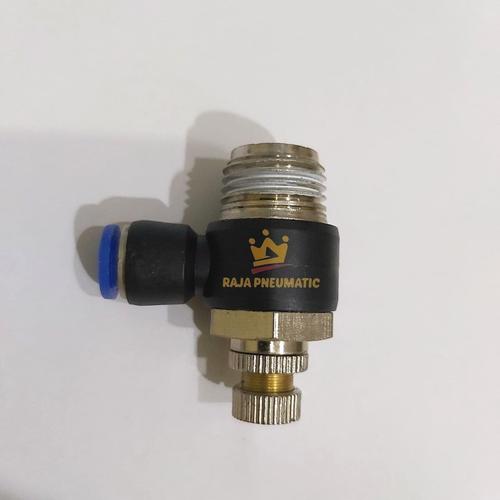 Jual FITTING ANGIN SPEED CONTROL TIPE ESL/JSC SELANG 12MM DRAT 1/4 ...