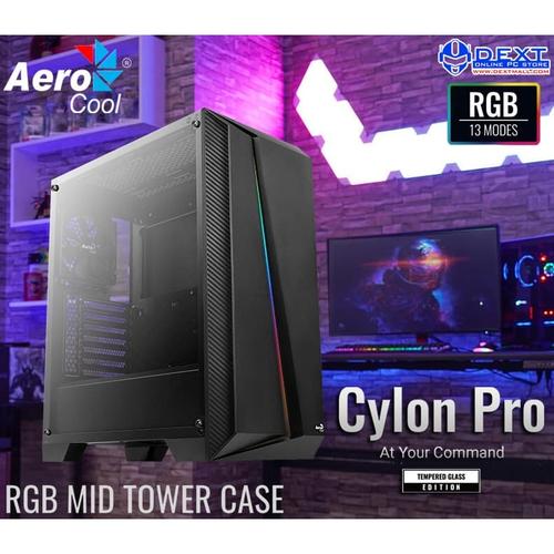 Jual Aerocool Cylon Pro Black RGB MID Tower Casing - Kota Semarang ...