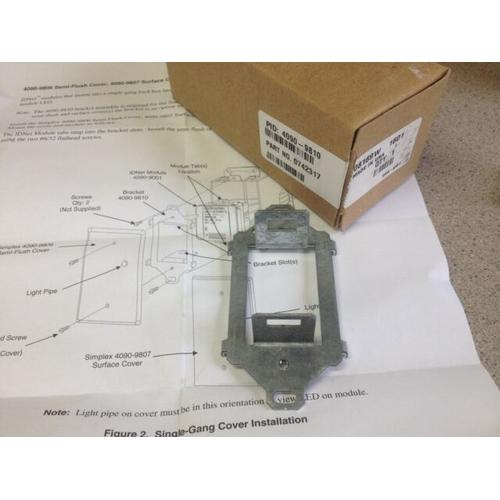 Jual NOS Simplex 4090-9810 Mounting Bracket for IDNet IAM Fire Alarm ...