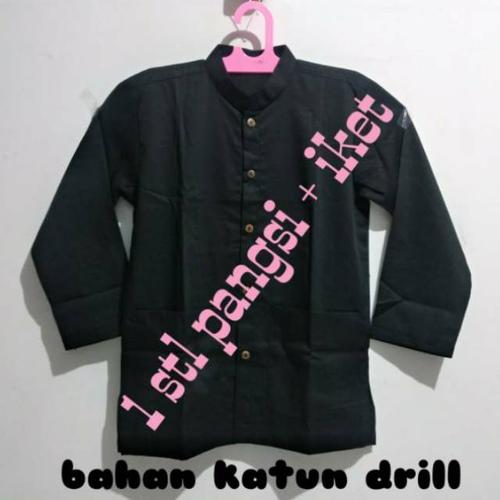 Jual baju pangsi adat sunda setelan pangsi dewasa - Hitam, S - Kab ...