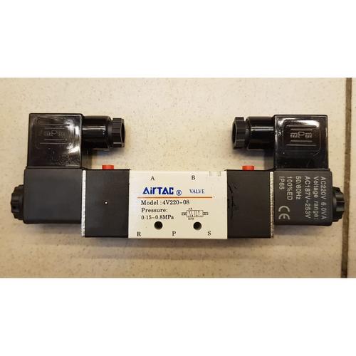 Jual Pneumatic Solenoid Valve Airtac 4V220-08 / 4V220 08 220V 2 Arah - 220V - Jakarta Barat ...