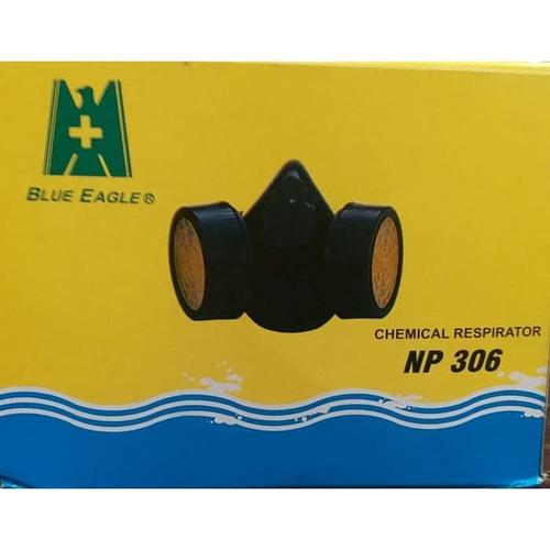Jual BLUE EAGLE NP 306 DOUBLE + FILTER MASKER RESPIRATOR SAFETY ...