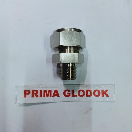 Jual male connector besi swagelok 1"od x 1/2" mnpt - Jakarta Barat - Prima Glodok Hwi | Tokopedia