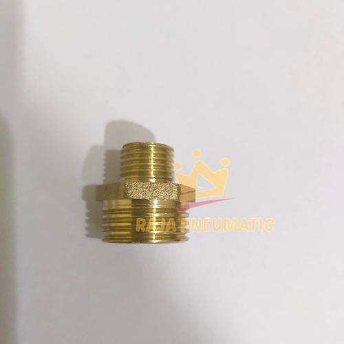 Jual DOUBLE NEPEL KUNINGAN UKURAN DRAT 1/2 - 1/4 - Jakarta Barat - RAJA PNEUMATIC | Tokopedia