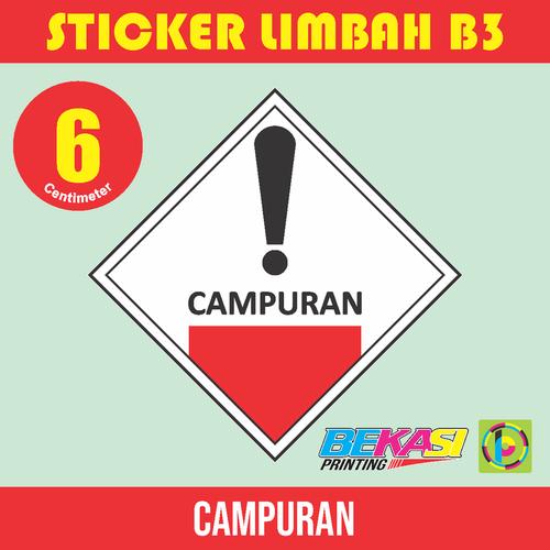 Jual Sticker K3 Safety Sign Limbah B3 Uk. 6 cm CAMPURAN - Kota Bekasi ...
