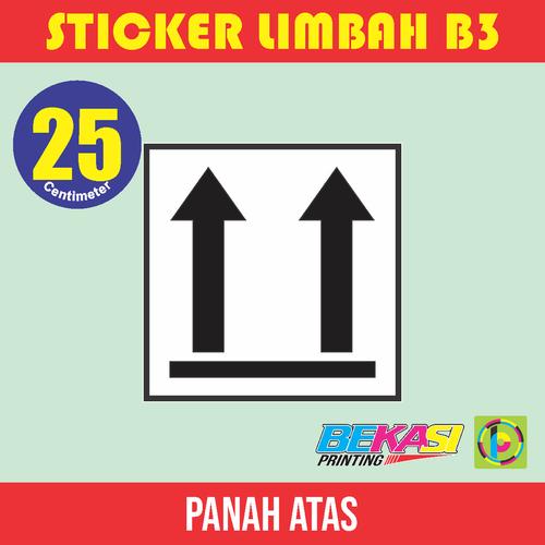 Jual Sticker K3 Safety Sign Limbah B3 Uk. 25 cm PANAH - Kota Bekasi ...