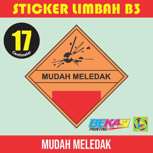 Jual Sticker K3 Safety Sign Limbah B3 Uk. 17 cm MELEDAK - Kota Bekasi ...