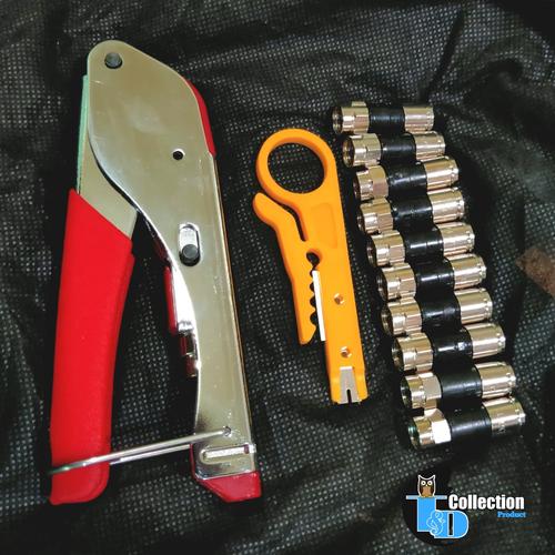 Jual Tang Press Rg6 Pengupas Kabel Paket Kerja - Jakarta Barat - T & D ...