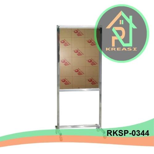 Jual Standing Sign / Standing Poster / Tiang Display A2 / Stainless ...