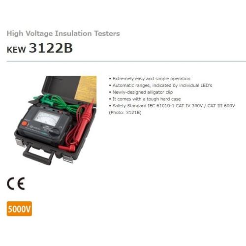 Jual ORI Kyoritsu 3122A 3122B Analog High voltage insulation tester ...
