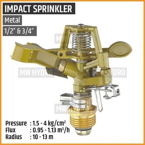 Jual Impact / Impulse Sprinkler, Metal, 3/4" - Kota Medan - MW Hydro ...
