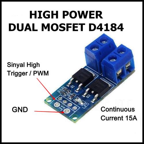 Jual D4184 DUAL MOSFET HIGH POWER Driver Motor PWM Switch Trigger ...