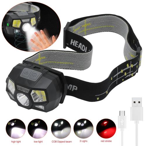 Jual TaffLED Senter LED Kepala Headlamp Rechargeable USB + Motion ...