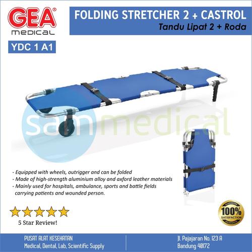 Promo GEA Tandu Lipat 2 + Roda/FOLDING STRETCHER 2 + CASTRO - YDC 1A1 ...