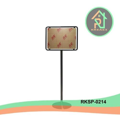 Jual Standing Sign / Tiang Display Besi / Standing Poster Custom ...