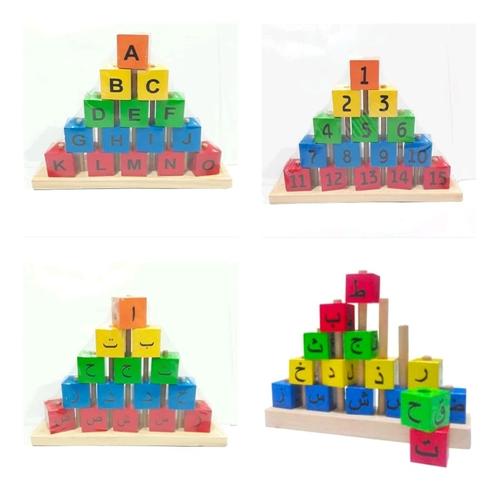 Jual [capt] Mainan Edukasi Anak Permainan Teka Teki Susun Menara ...