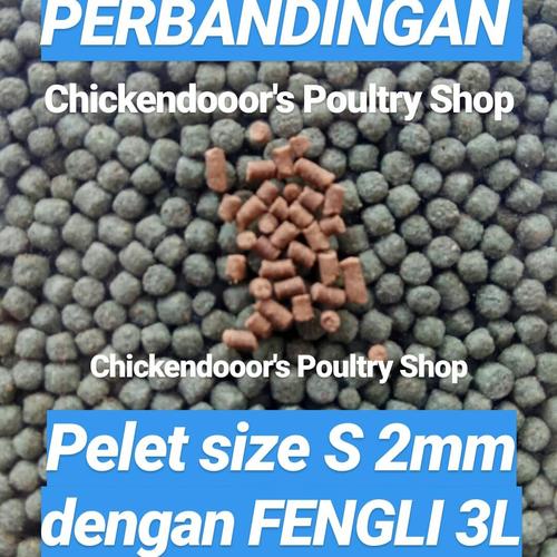 Jual Pakan koi FENG LI 3 FENGLI 3L shinking feed pelet ikan mas koki ...