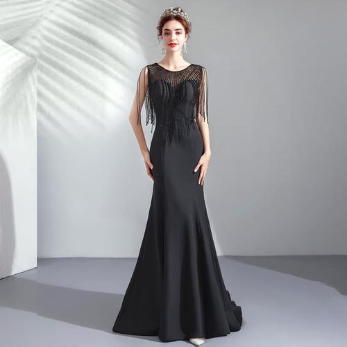 Jual Gaun Pengantin 1911002 Hitam Mermaid Ekor Wedding Dress Gown ...