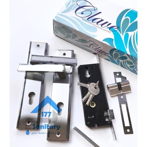 Jual Kunci Pintu Set Minimalis Segi Murah Clave CIELO - Handle Door ...