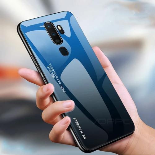 Jual Gradient Glass Case OPPO A9 A5 2020 A92020 A52020 A11X Back Casing ...