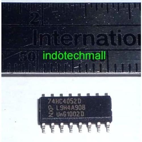 Jual IC 74HC4052 74HC4052D HCF4052 SMD Analog Multiplexer Demultiplexer ...