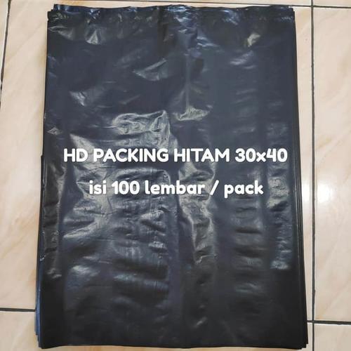 Jual HD packing Hitam 30x40 | plastik packing | plastik sampah kecil ...