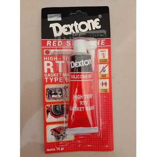 Jual Lem Dextone Red Silicone 70 Gram / Lem Merah / Lem Gasket / Lem ...