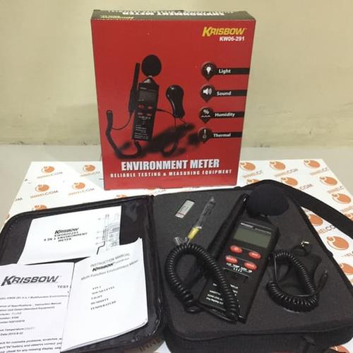 Jual Jual Digital Environment Meter Krisbow 4 in 1 KW0600291 - Kota ...