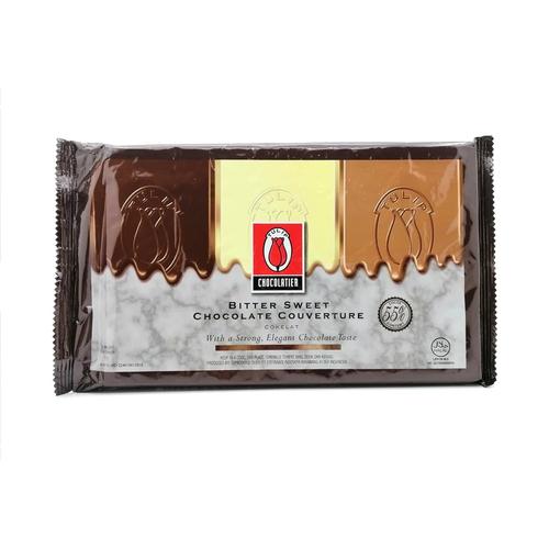 Jual Tulip Dark Chocolate Couverture Coklat 1kg Bittersweet Chocolate ...