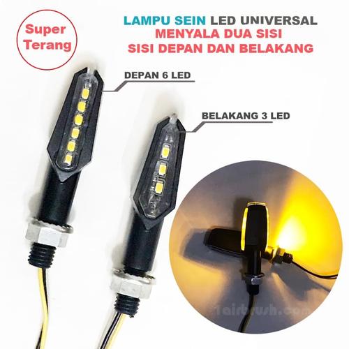 Jual Lampu sign sen sein universal LED nyala depan belakang - Kota ...