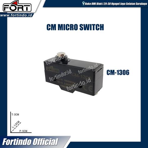 Jual Micro Switch CM-1306 Saklar Sensor Limit Switch FORT - Kota ...