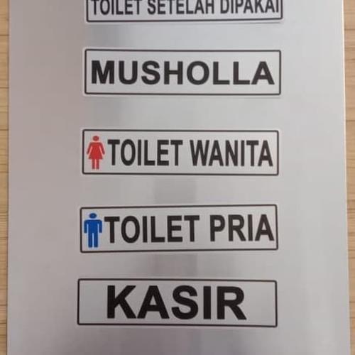 Jual SIGN LABEL MUSHOLLA / KASIR HARGA PERBUAH UK 19,5X4.5CM - Jakarta ...