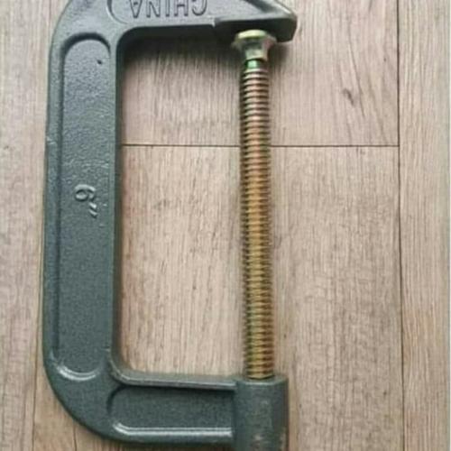 Jual Alat Penjepit Model C-Clamp 6 inch Clamp C Heavy Duty Type ...
