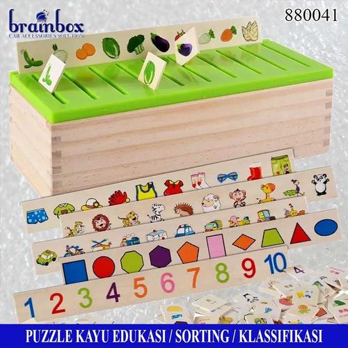 Jual Knowledge Classification Box Mainan Edukasi Anak Klarrifikasi Kayu ...