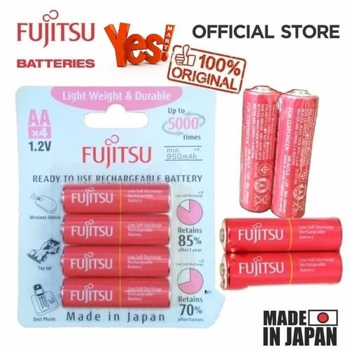 Promo Fujitsu 4pcs Battery AA 950mAh Rechargeable Pack - Jakarta Pusat ...